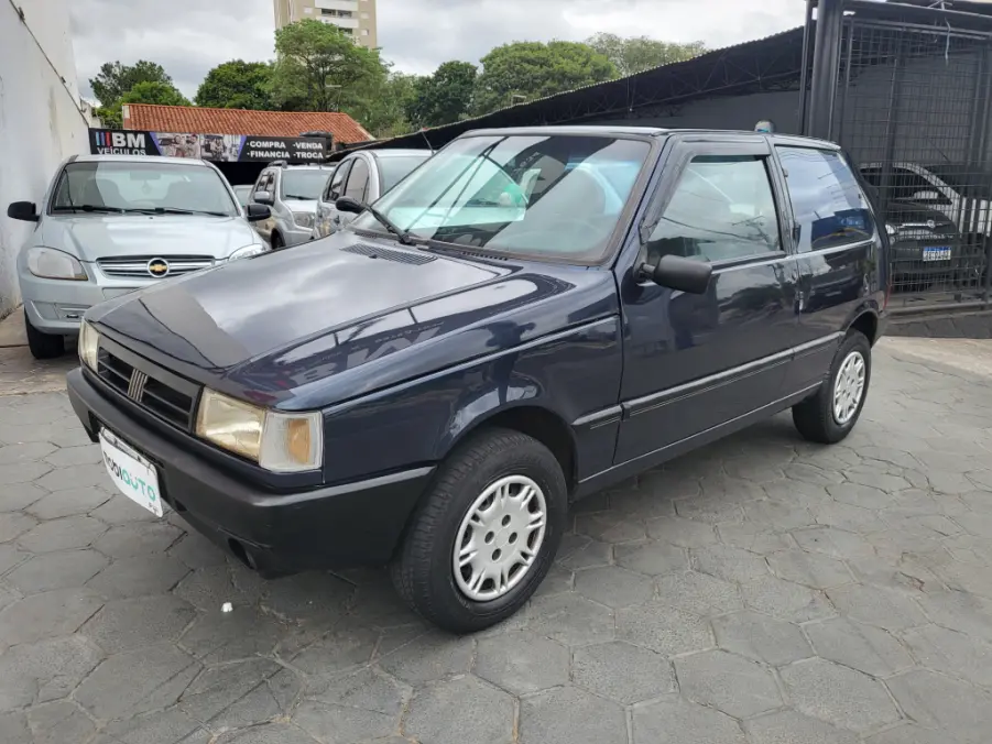 Comprar Hatch Fiat Uno 1.0 Azul 1995 em Bauru-SP